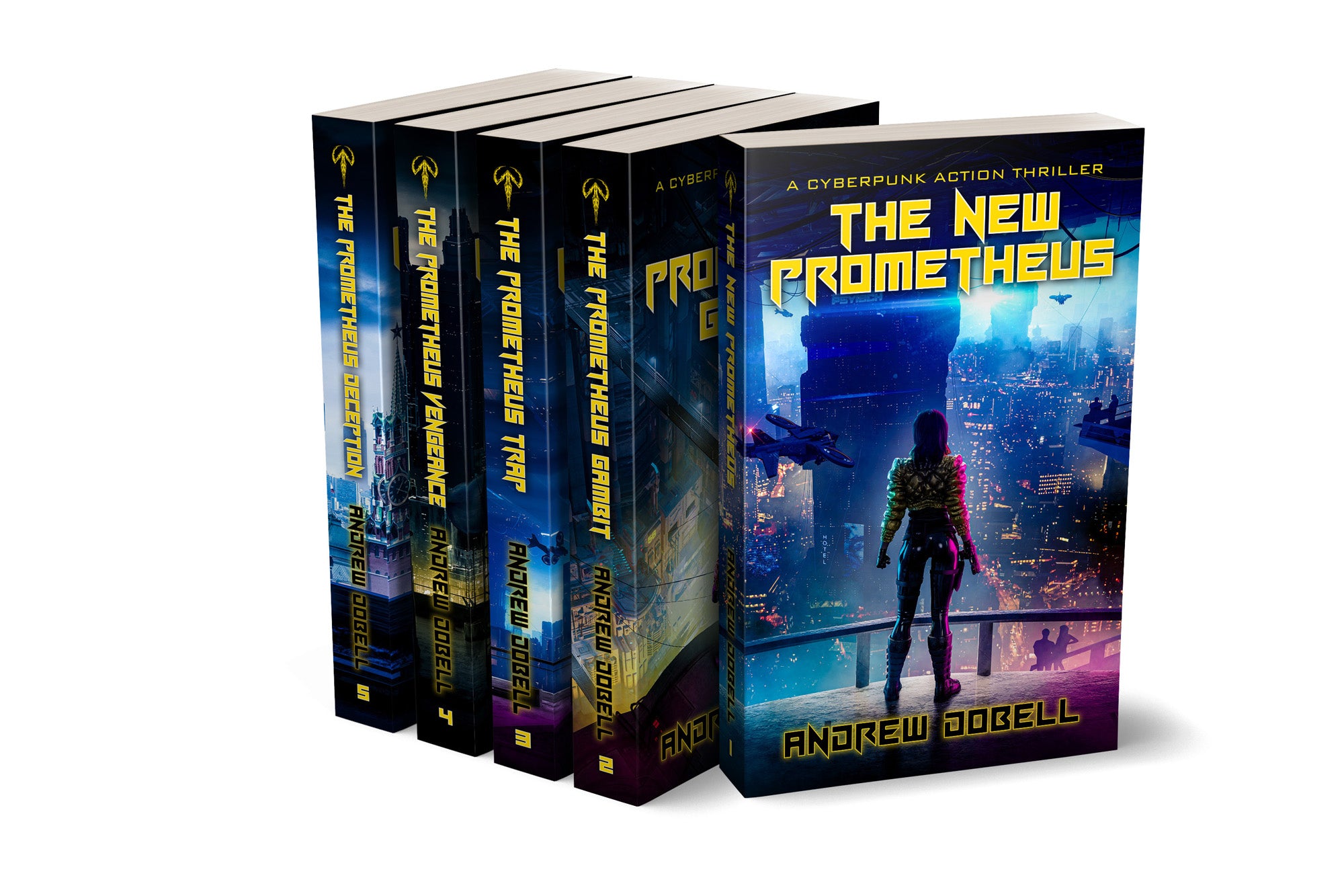 PAPERBACKS - The New Prometheus - Cyberpunk – Andrew Dobell Author